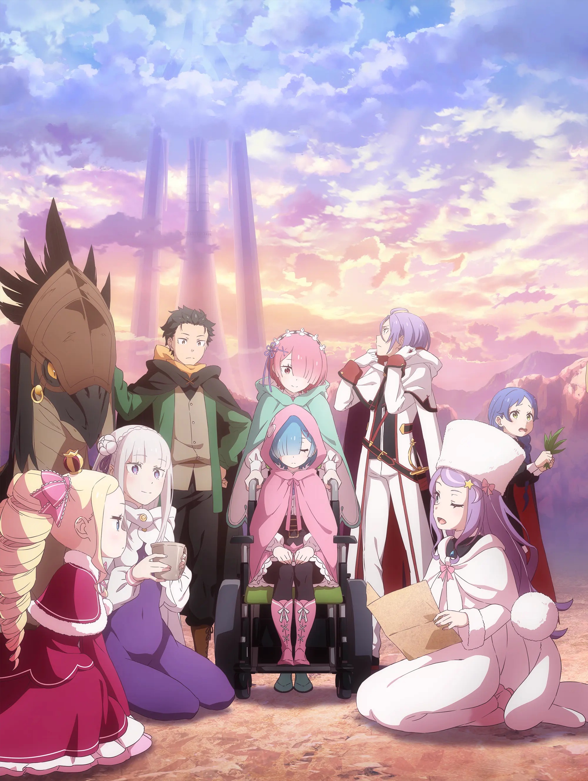re:zero kara hajimeru isekai seikatsu anastasia hoshin beatrice (re zero) emilia (re zero ...